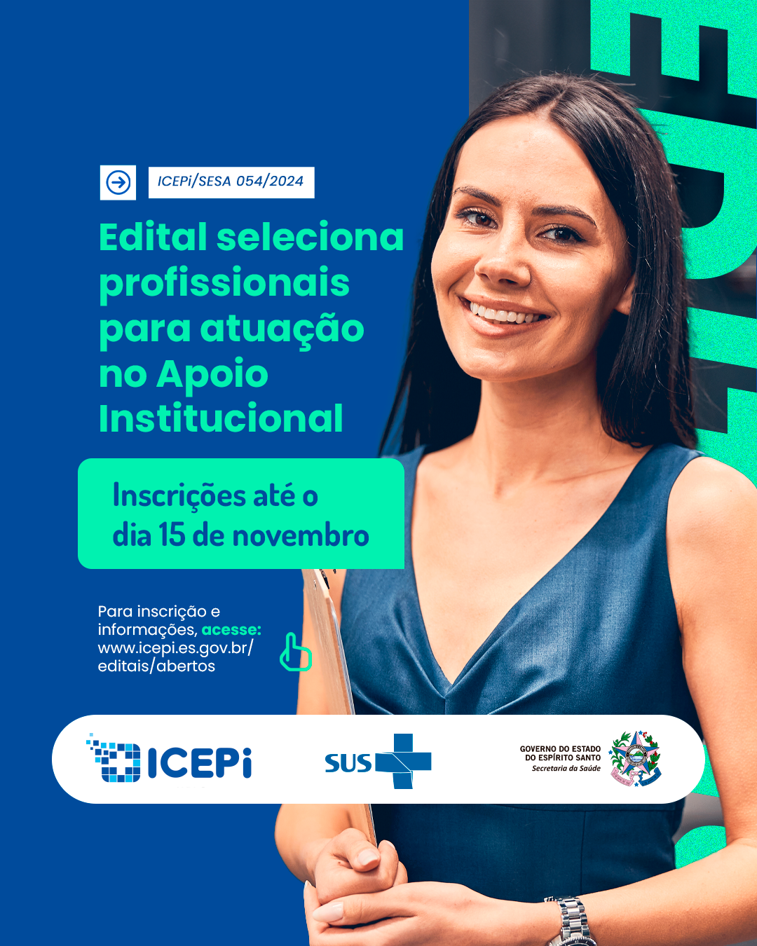 ICEPi - Edital seleciona profissionais para atuação no Apoio Institucional